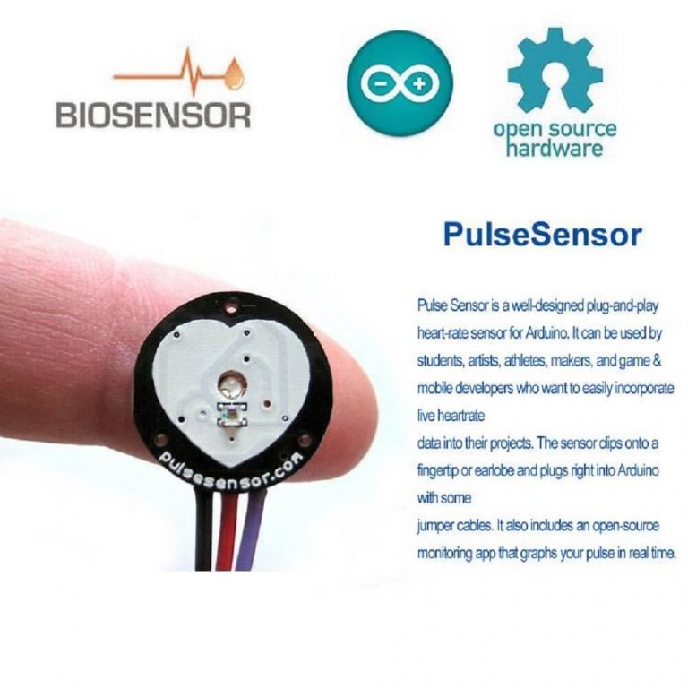 PulseSensor 脈搏心率感測器 | 米羅科技文創學院