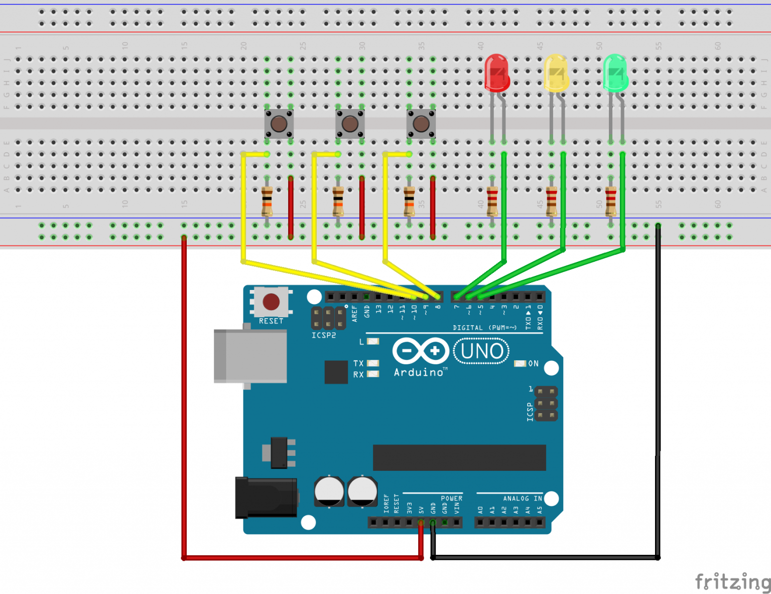 Arduino入門教學課程：按鍵控制led程式設計 米羅科技文創學院