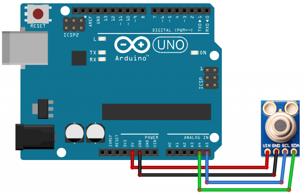 GY-906 BAA BCC DCI MLX90614 ESF 非接觸式 紅外測溫感測器 | 米羅科技文創學院