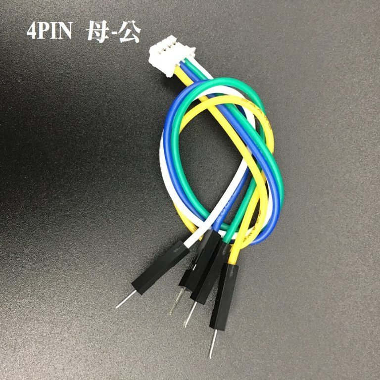 24AWG 杜邦線 40芯 4Pin 長20Cm 間距2.54 可自定義接腳 公對母-母對母-公對公 | 米羅科技文創學院