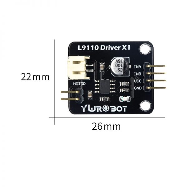 L9110直流電機 正轉逆轉驅動模組 PWM 調速 | 米羅科技文創學院
