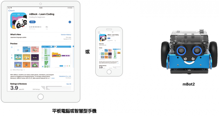 【mBot2】第四篇：使用手機|平板電腦 mBlock5 App詳細實例 | 米羅科技文創學院