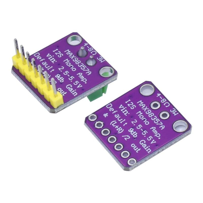 MAX98357 I2S 音訊放大器模組 音訊功放模組 支援ESP32 樹莓派 | 米羅科技文創學院