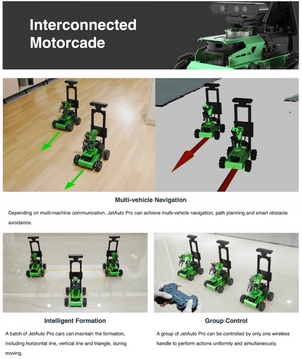 Nvidia SLAM建圖機器人 搭配LiDAR、Depth Camera、語音陣列麥克風、觸控螢幕 JetAuto Pro ROS ...